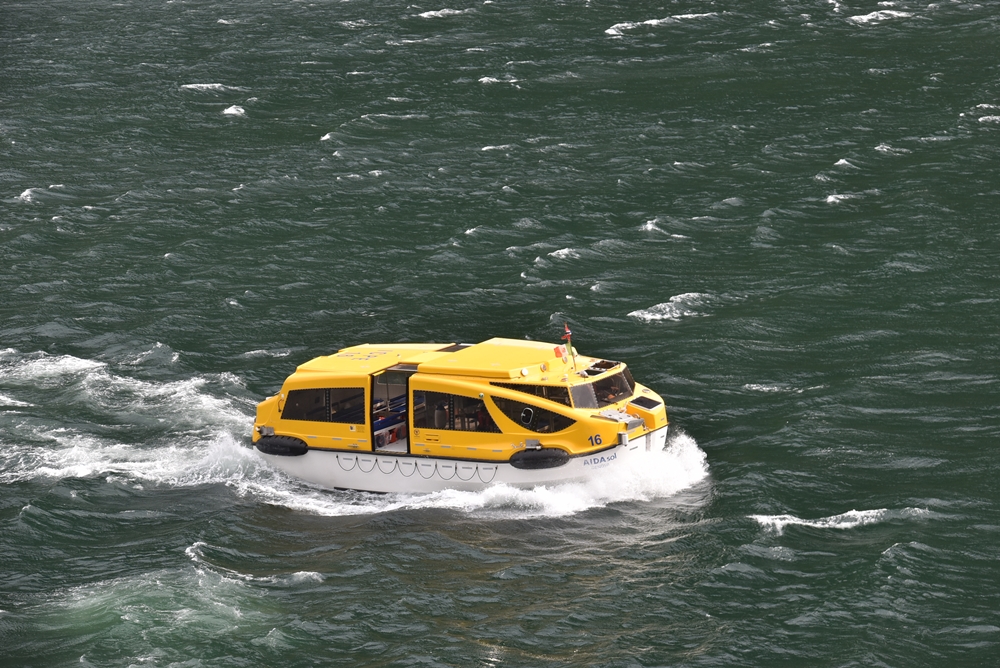 wasserurlaub Tenderboot der AIDAsol in Geiranger - AIDAFANS / AIDA-FANS ...